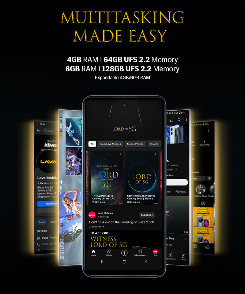 Blaze 2 5G by Lava - Starting Rs. 9999